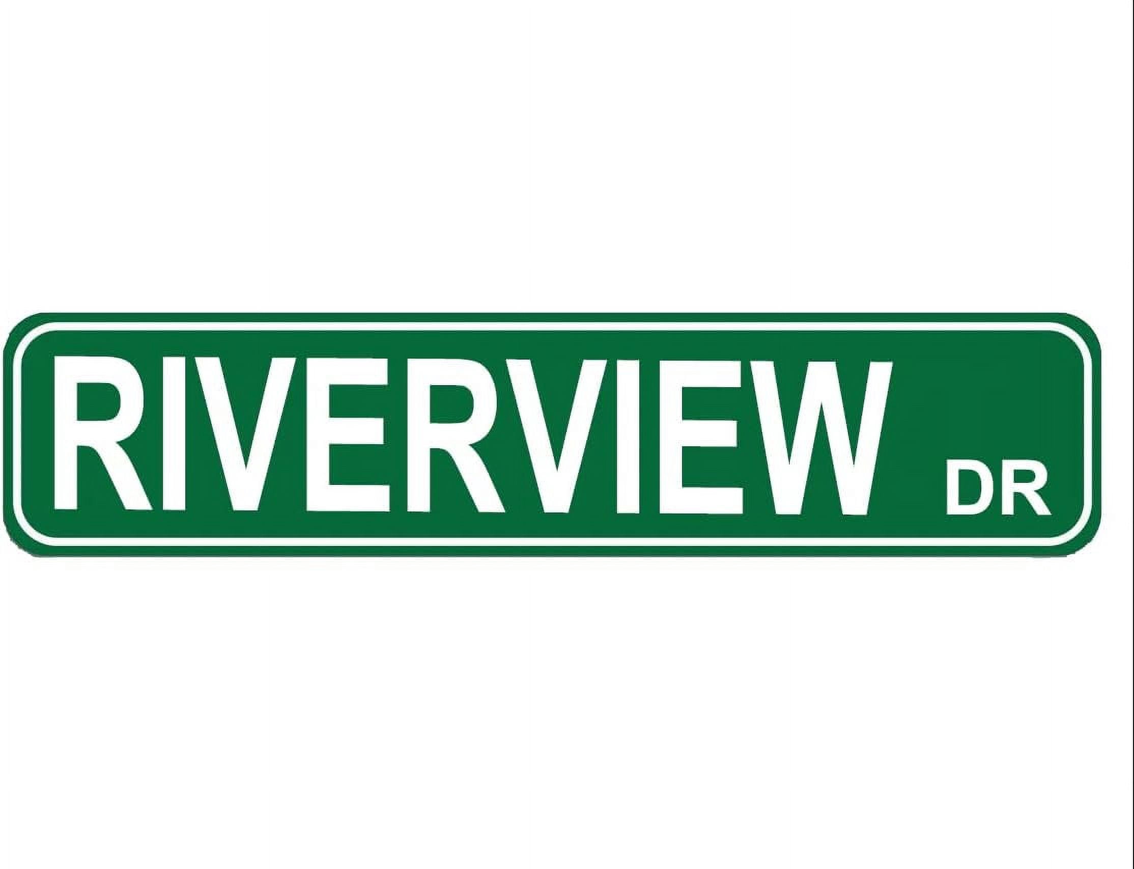 Riverview Street Sign, Quality Metal Sign, Riverview Sign Novelty Sign ...