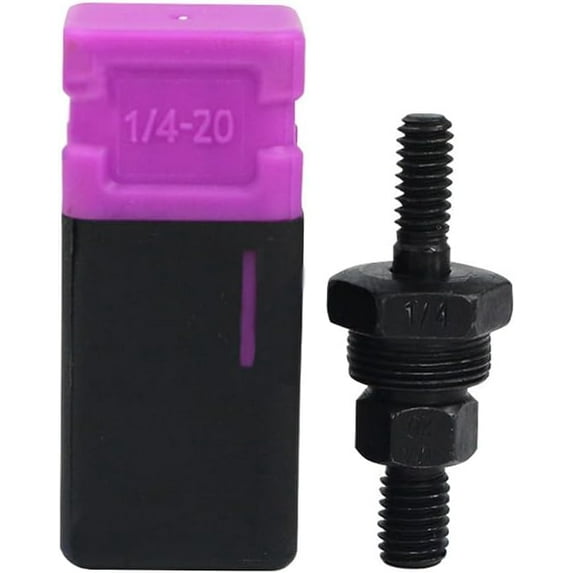 Rivet Nut Mandrel and Nose Accessary, 1/4-20 Rivet Nut Tool Tip Steel ...