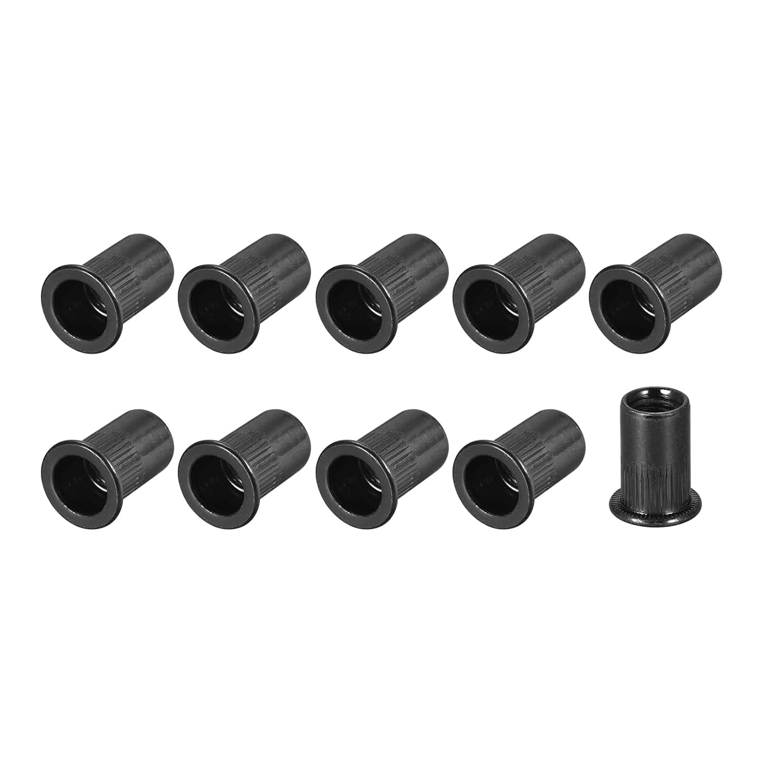 Rivet Nuts (M8) 100Pcs, Carbon Steel Threaded Insert Nuts - for ...