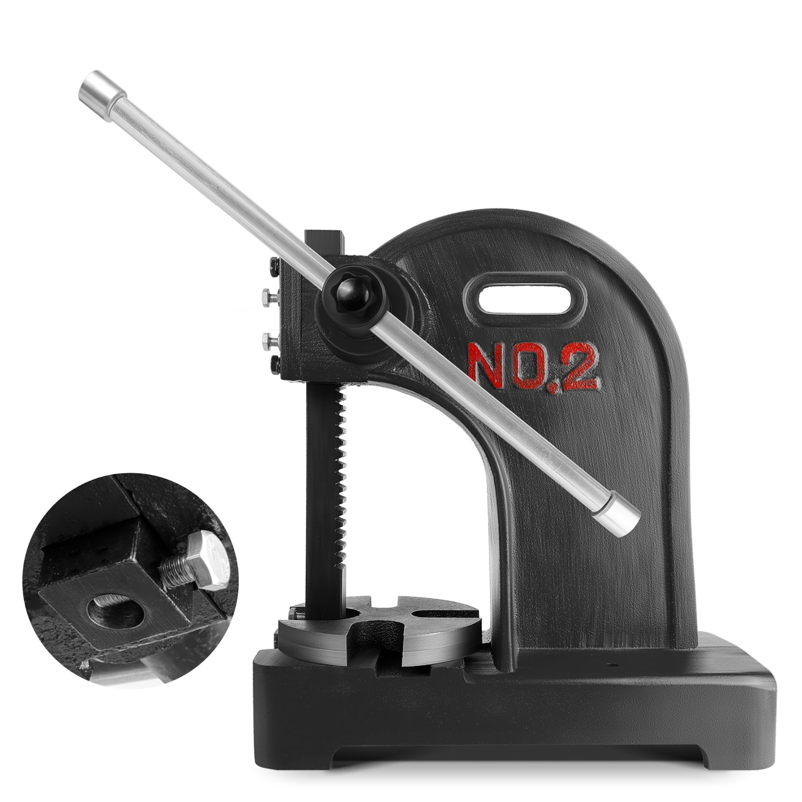Rivet Press Tool, Black 2T Durable Construction, Manual Pressing ...