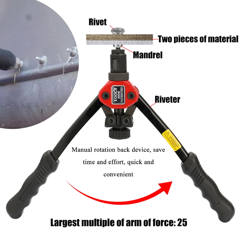 Riveter Machine,Manual Rivet Tools Hand Riveter Rivet Tools With Bt-606 ...