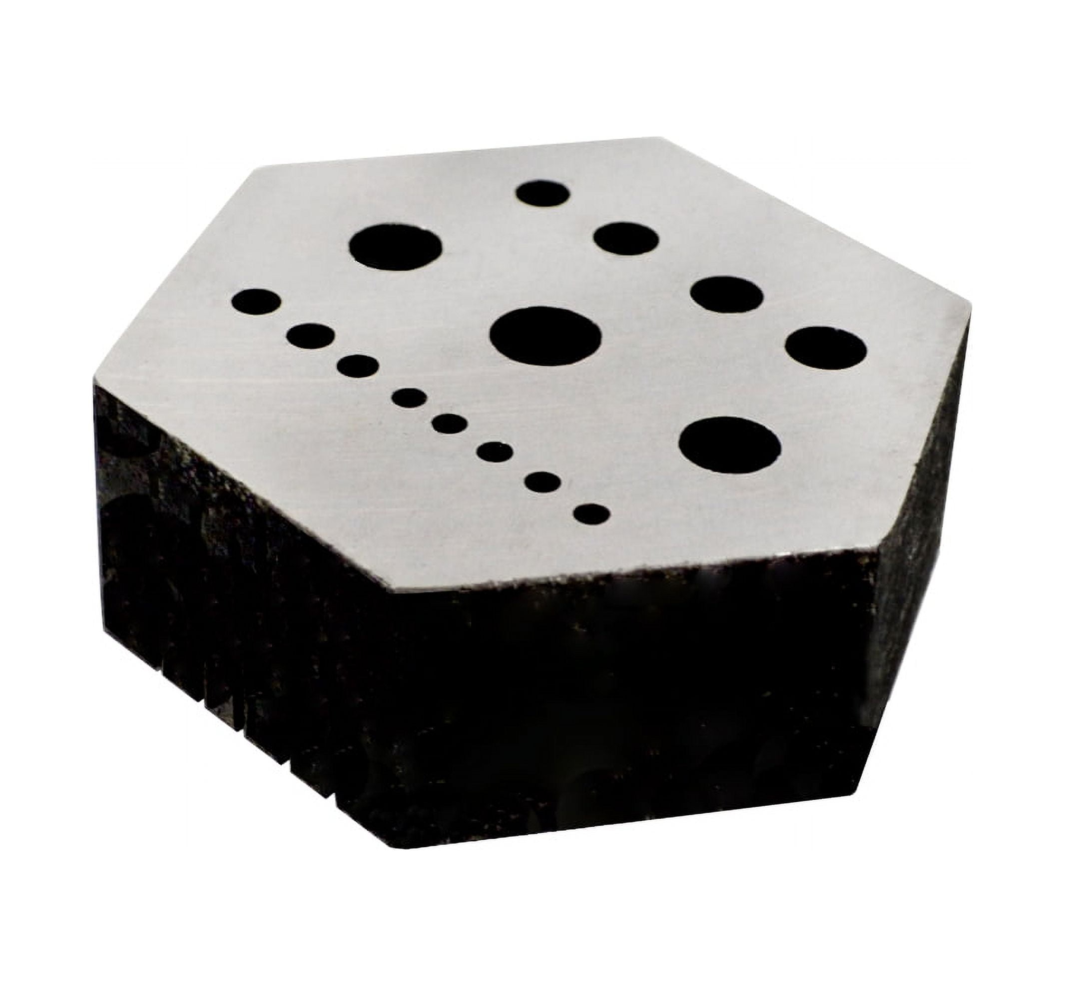Riveting Hexagonal Stake Anvil Large with 15 Holes & 5 Serrations ...