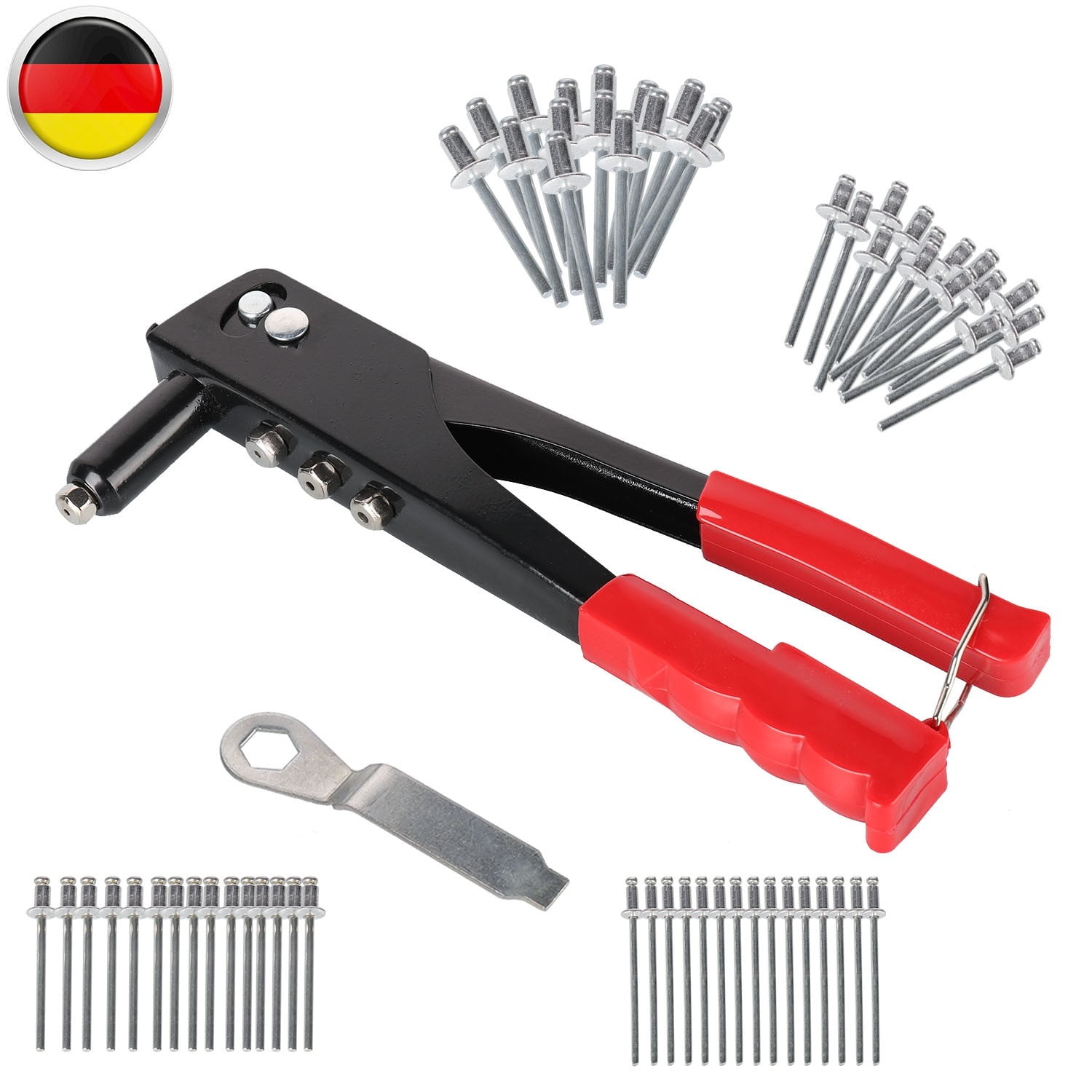 Riveting Rivet Pulling Tool 60pcs 2.4mm/3.2mm/4.0mm/4.8mm Diameter ...