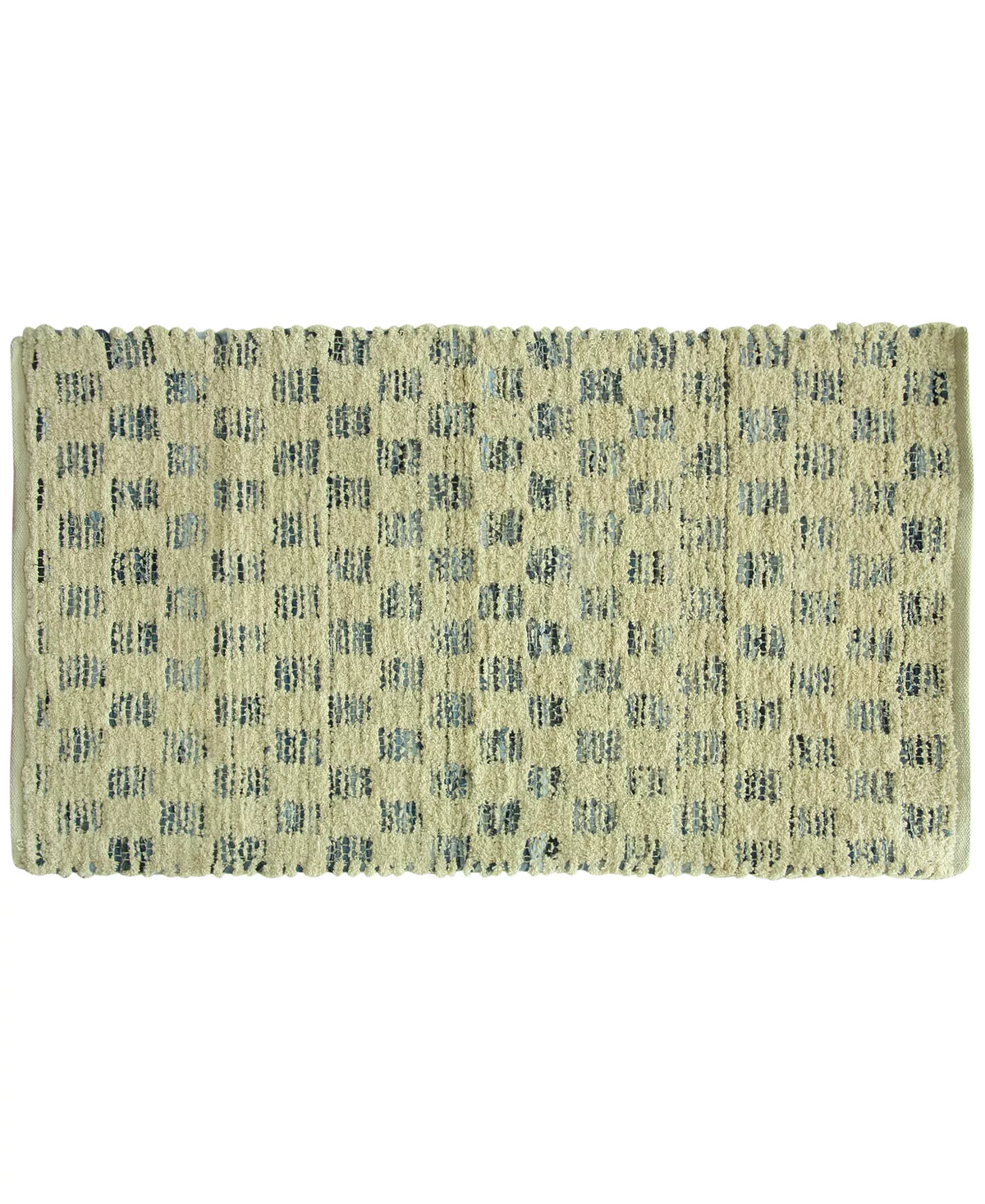 Riviera Home Bacova Marion Cotton Denim Tiles 27″ x 45″ Rug, Green ...