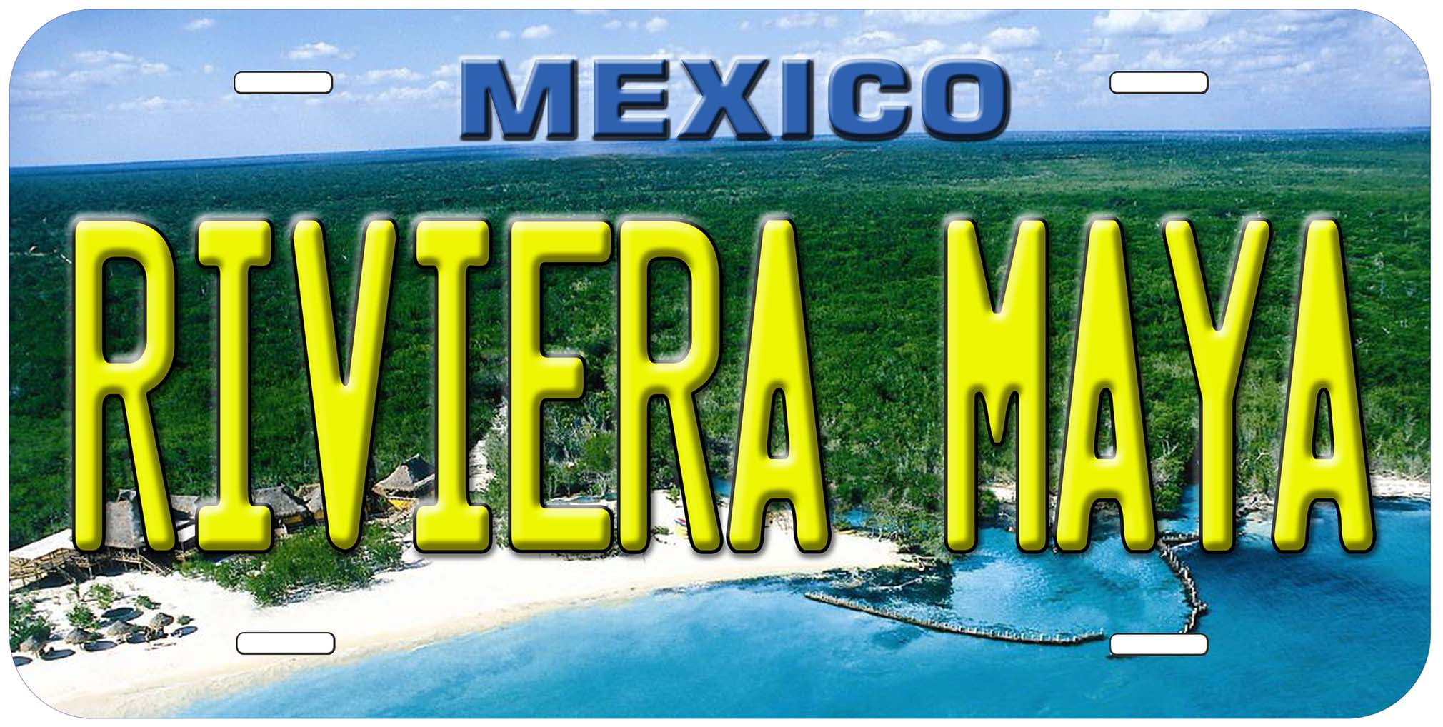 Riviera Maya Mexico Novelty Car Auto License Plate - Walmart.com