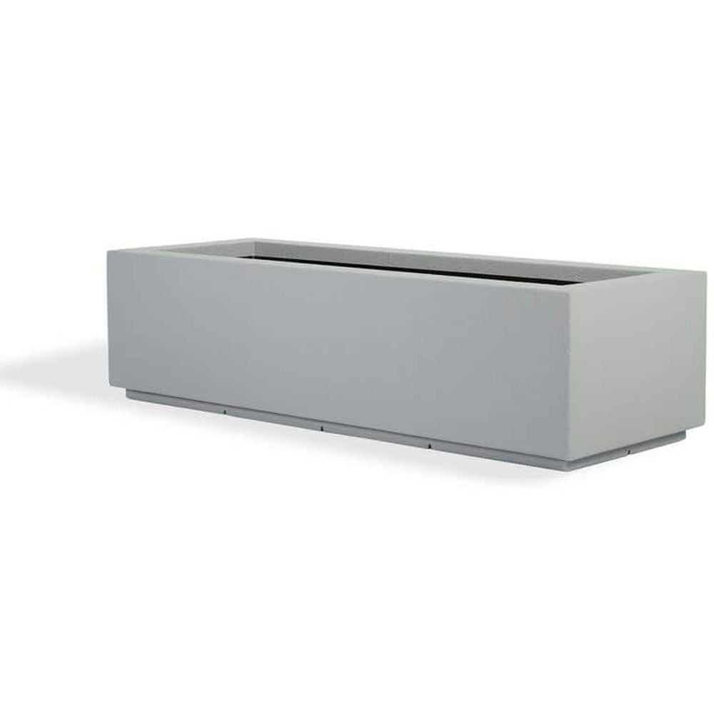 Riviera Short 46 in. x 12 in. Concrete Gray Trough - Walmart.com