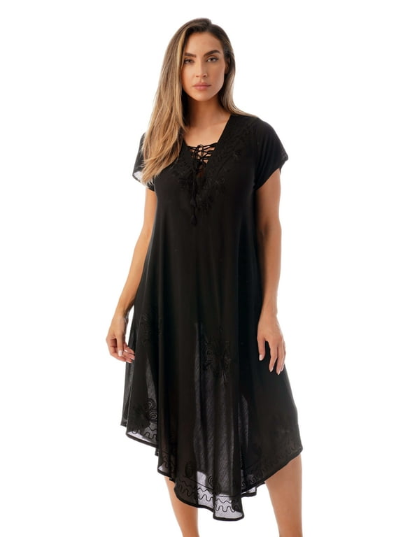 Riviera Sun Casual Summer Dress for Women, Free Shipping (Medium Denim ...