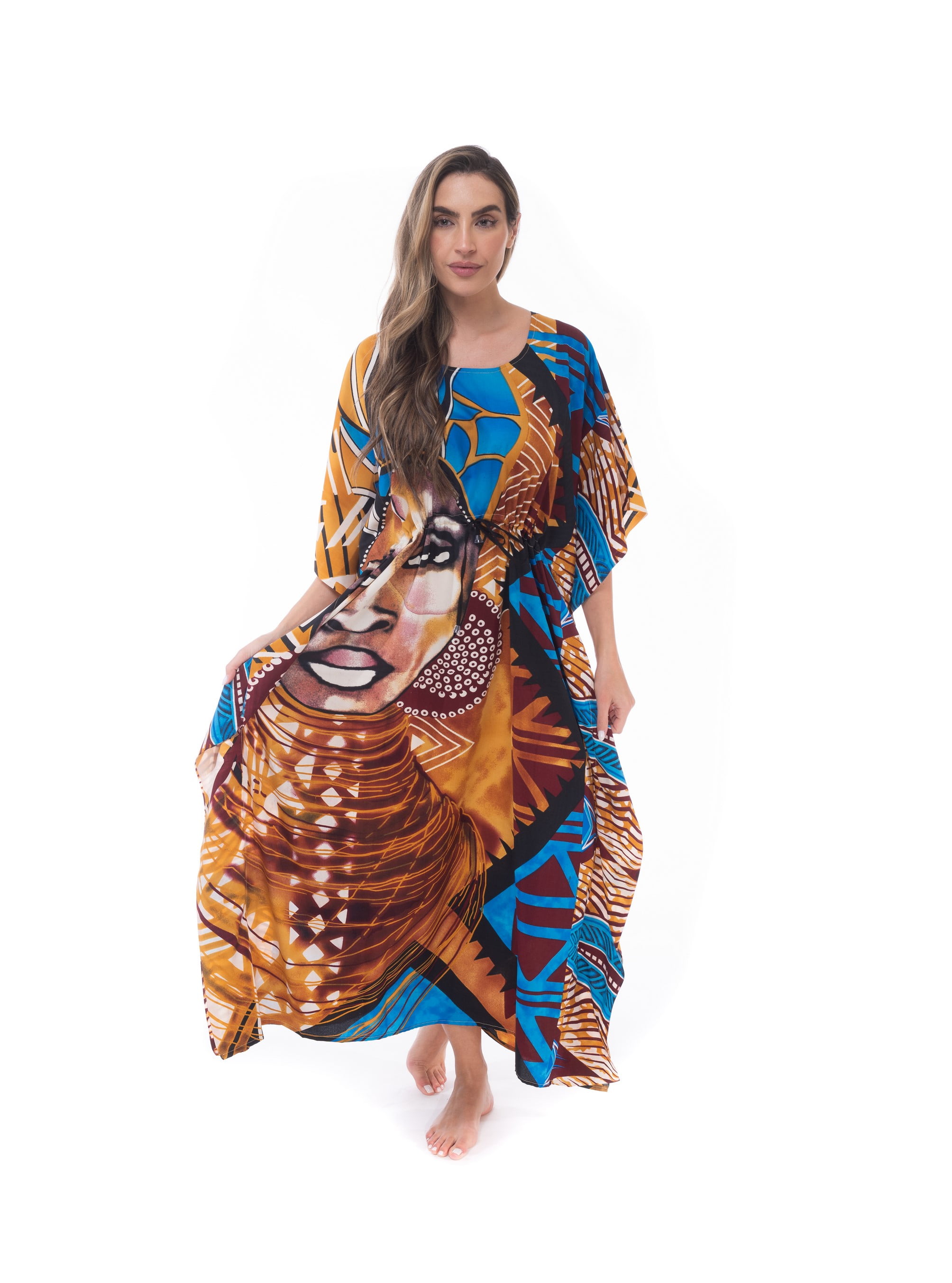 Riviera Sun Long Sleeveless Polyester Swimwear Cover-Up (Women's ...