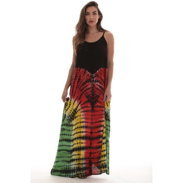 Riviera Sun Rasta Sleeveless Dresses for Women (Rasta 2, X-large ...