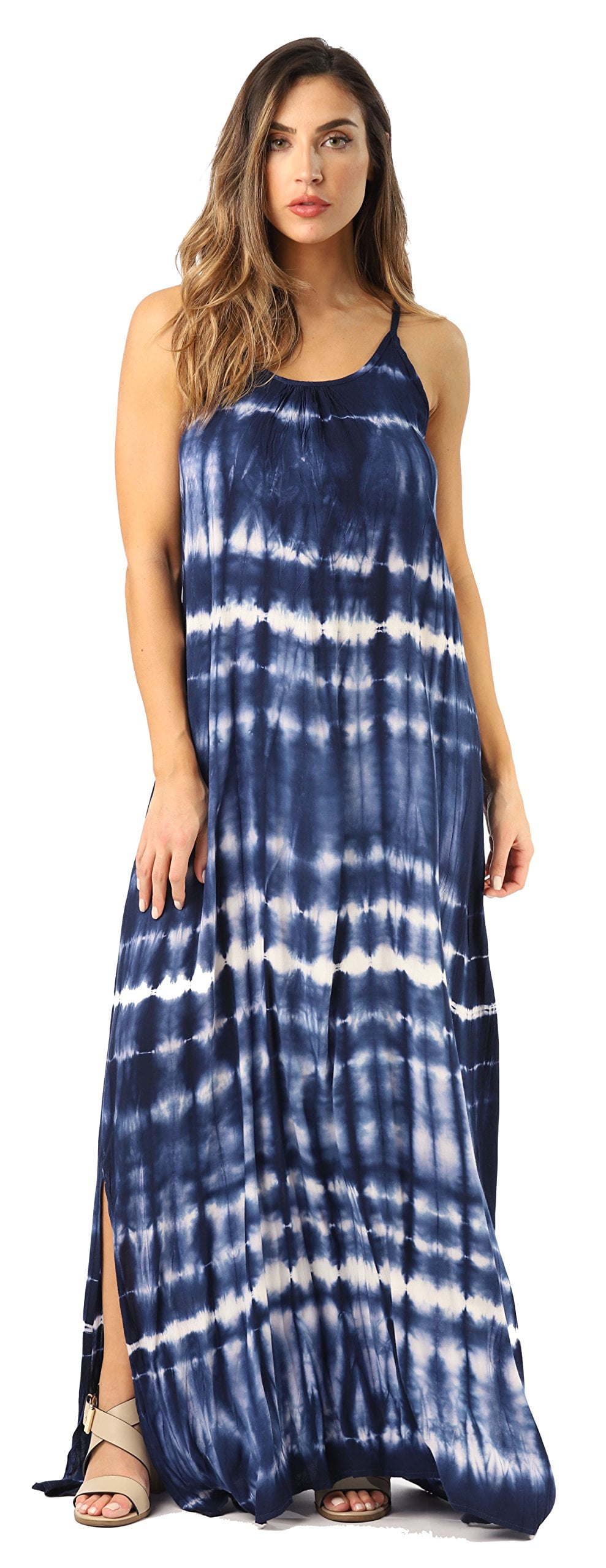 Riviera Sun Summer Dresses Maxi Dress Sundresses for Women (Navy ...