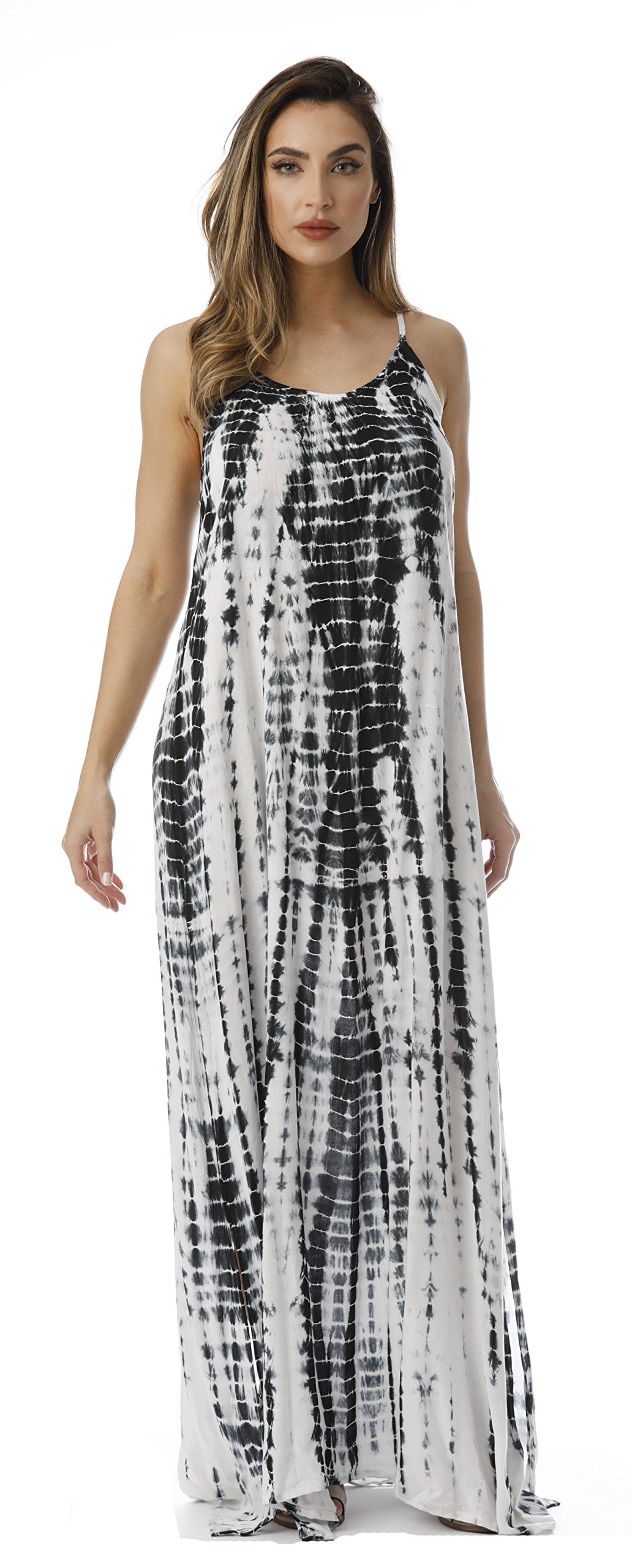 Riviera Sun Summer Dresses Maxi Dress Sundresses for Women (White ...