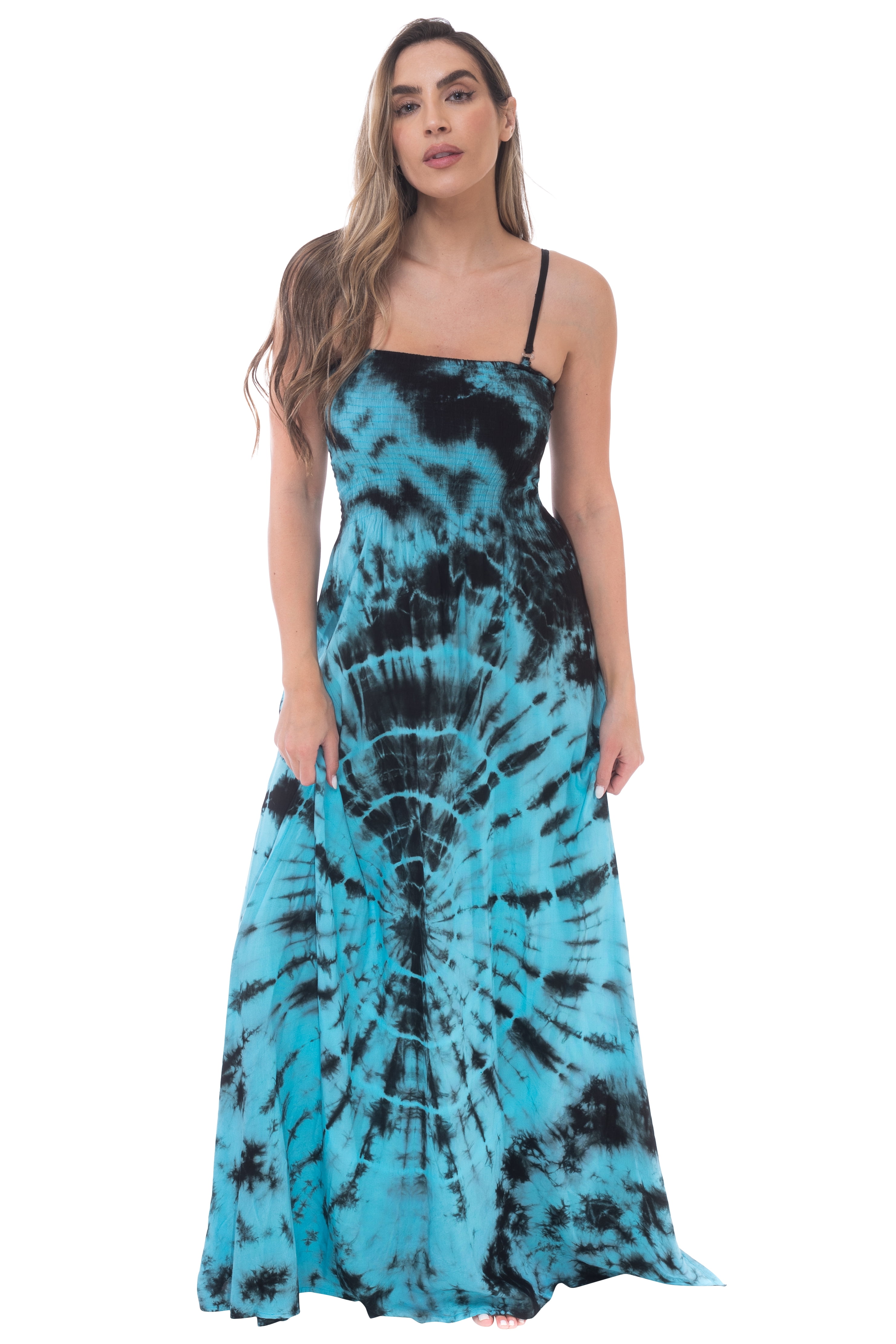 Riviera Sun Women's Rasta Maxi Summer Dress - Long Sundress with ...