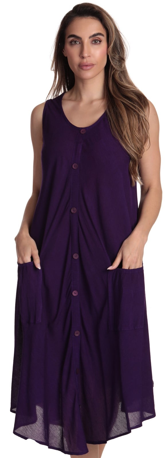 Riviera Sun Women's Sleeveless Umbrella Dresses - Stylish and Breezy ...