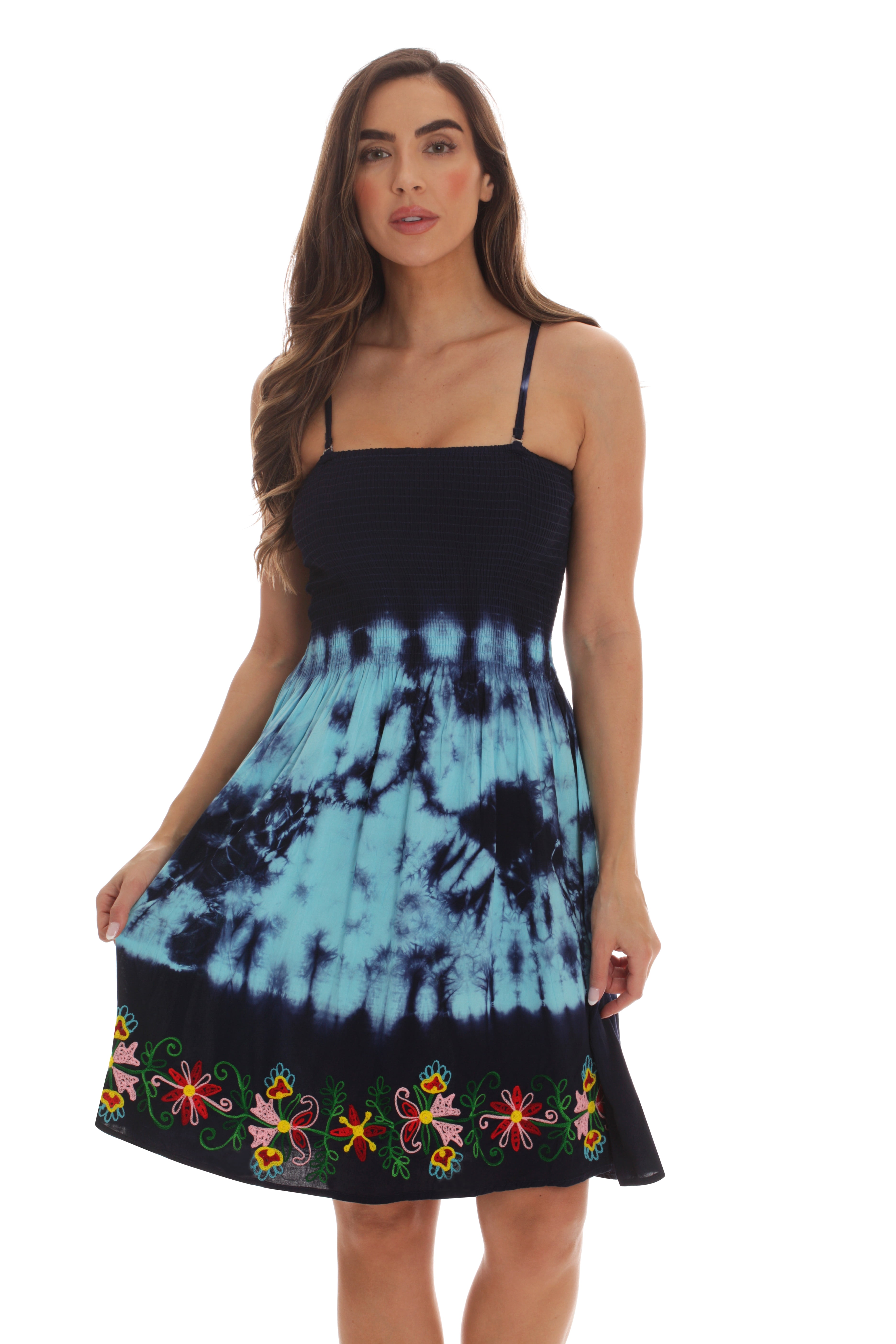 Riviera Sun Women's Strapless Tube Short Summer Dress - Casual and ...
