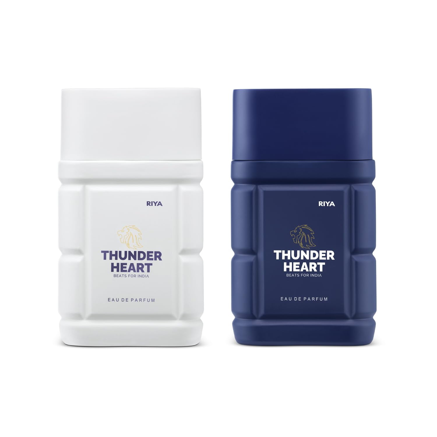 Riya Thunder Heart Beats For India - White + Blue Eau De Parfum Pack Of ...
