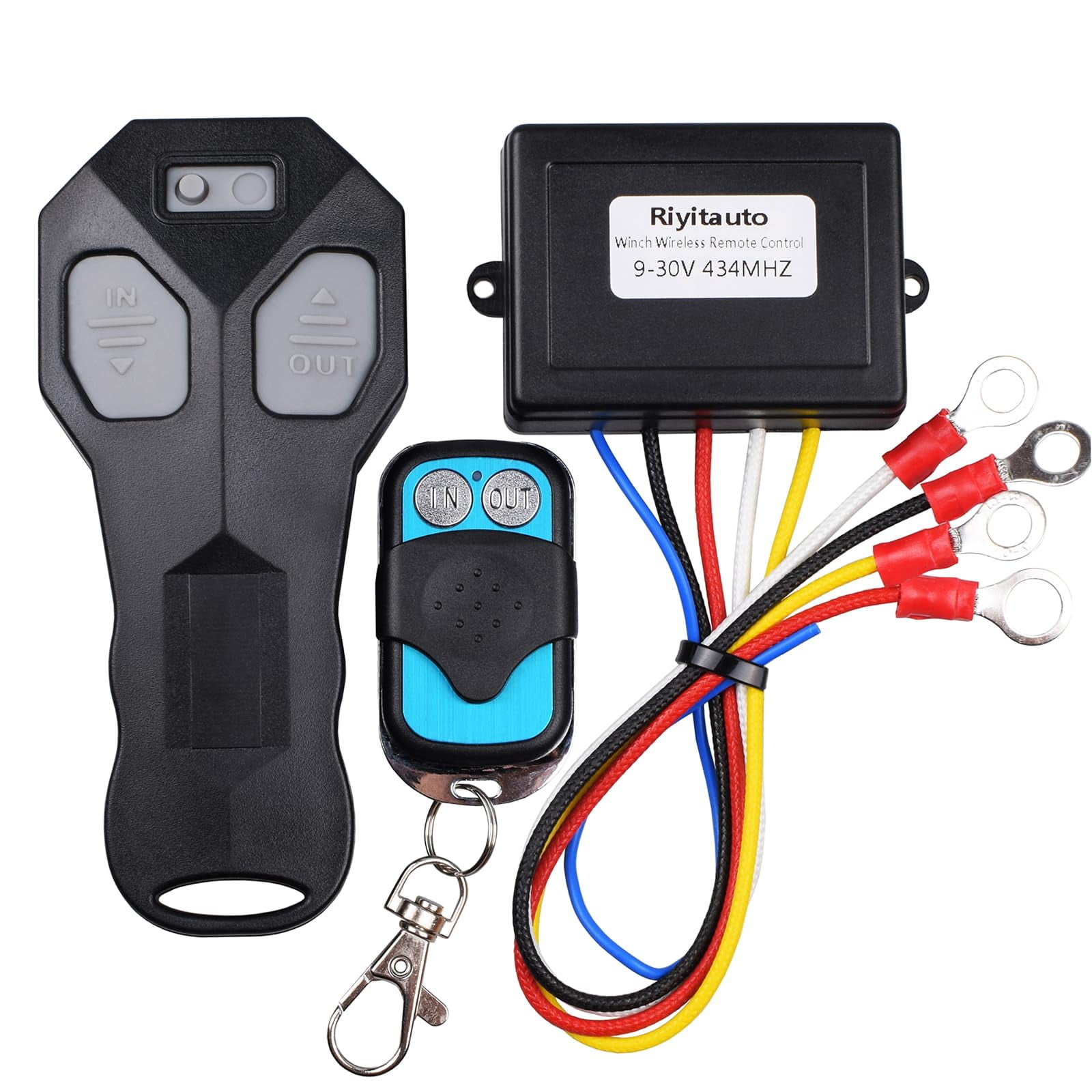 Riyitauto Wireless Winch Remote SSF20 Control Kit for Car Truck Jeep ...