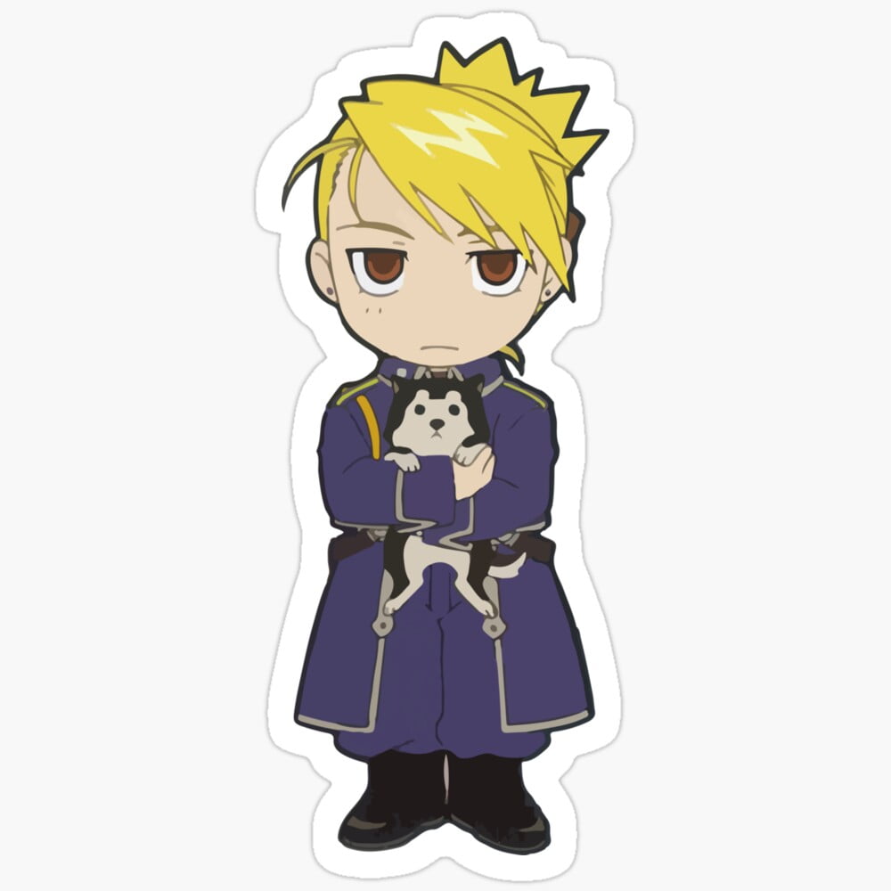 Riza Hawkeye - Full Metal Alchemist Chibi Sticker Phone Decal Water ...