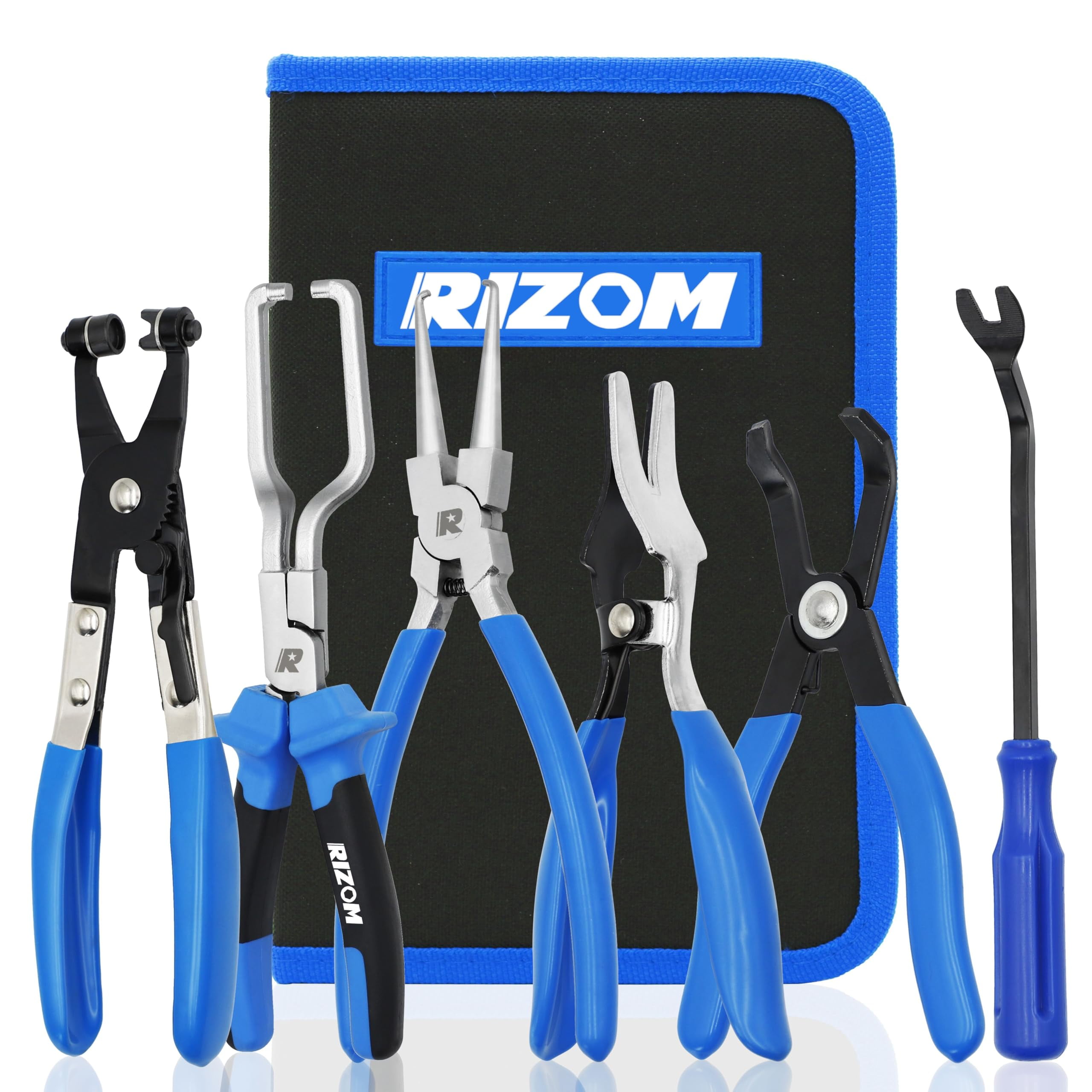 Rizom 6-Piece Fuel Line Pliers Set, Hose Clamp Pliers, Hose Removal ...