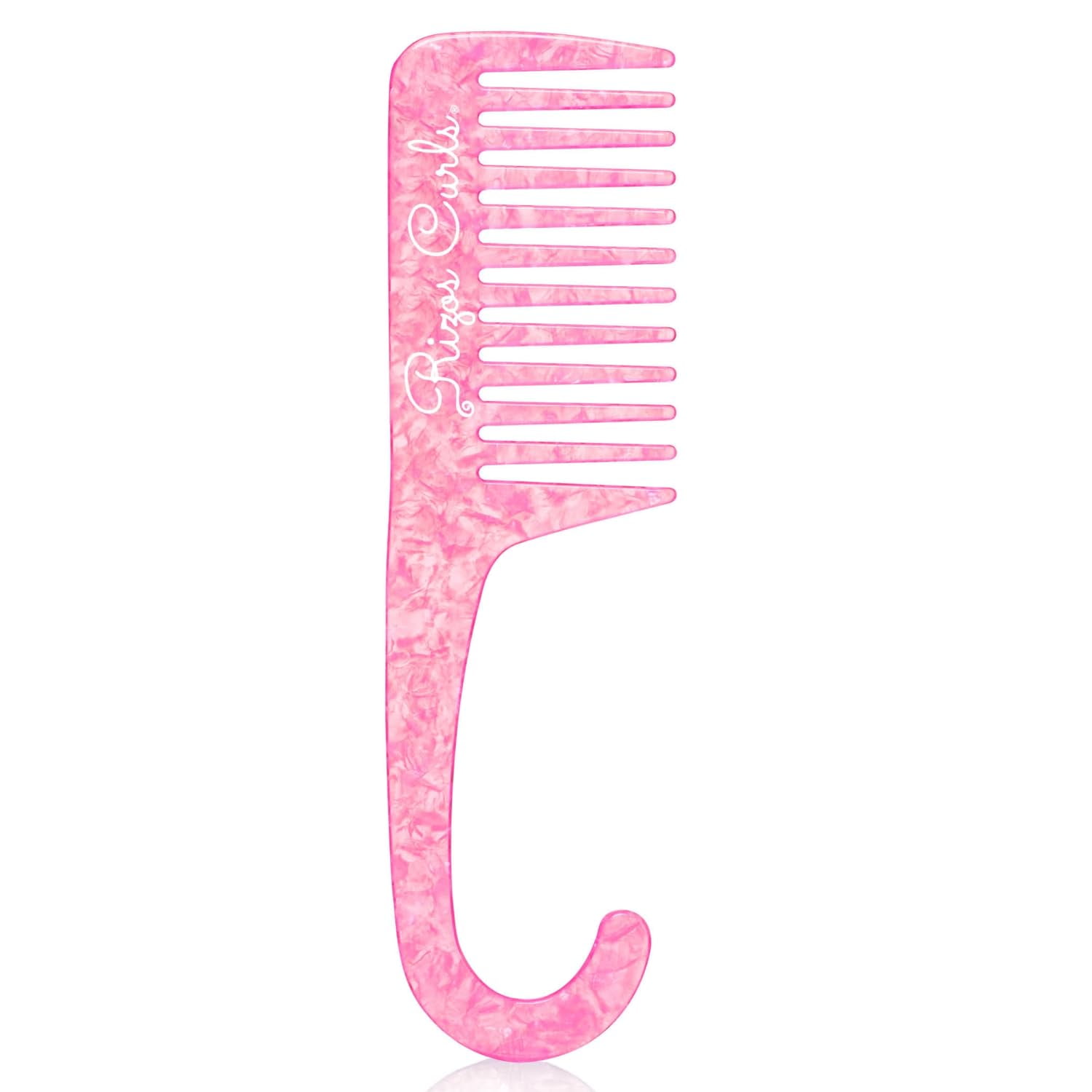 Rizos Curls Hanging Shower Comb, Detangle & Distribute Conditioner In ...
