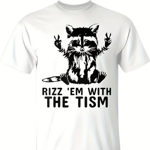 Rizz Em With The Ti Rizzler Joke Meme Rizzling Rac Pun T-Shirt Retro ...