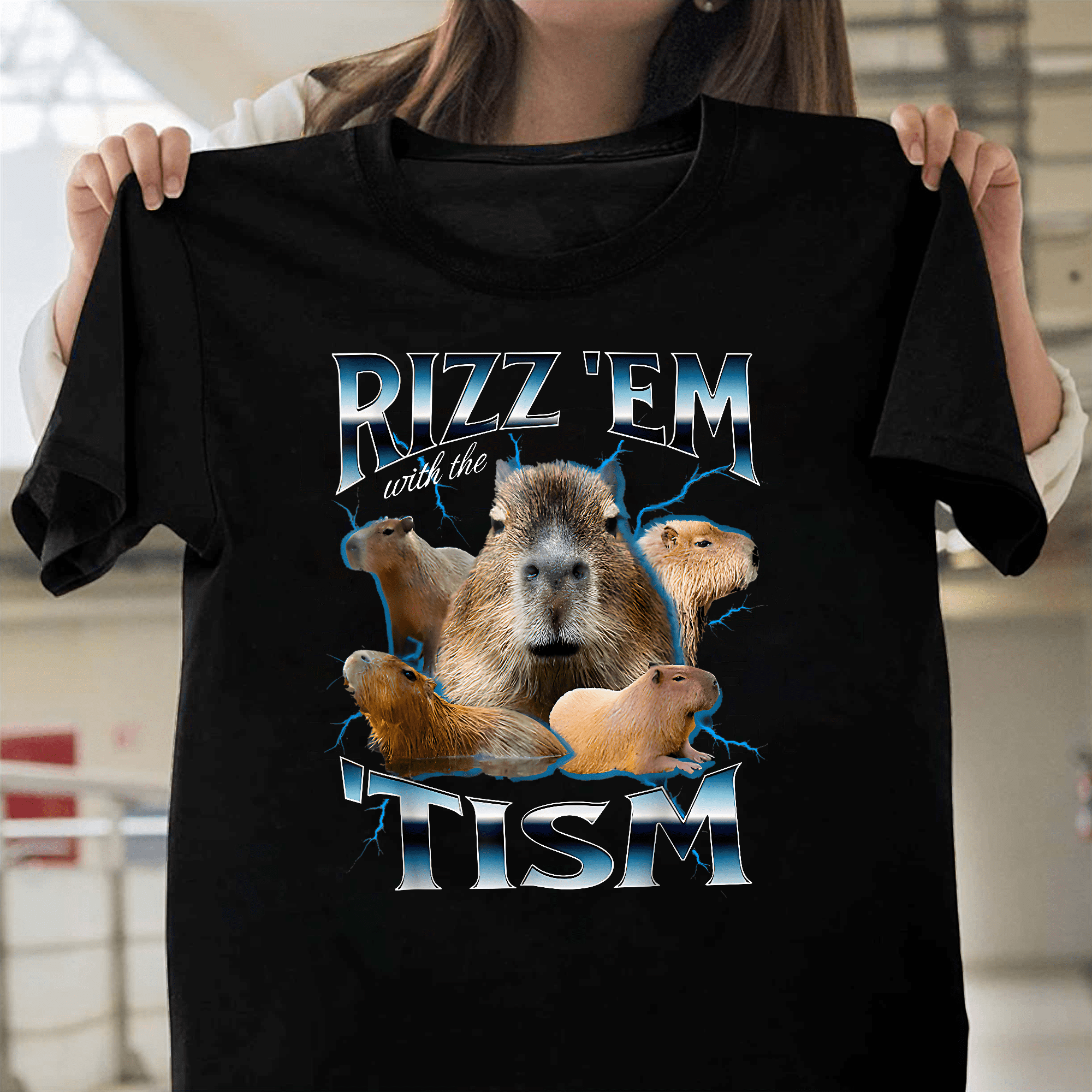 Rizz Em With The Tism Classic Funny Meme Quote Autism Neurodivergent ...