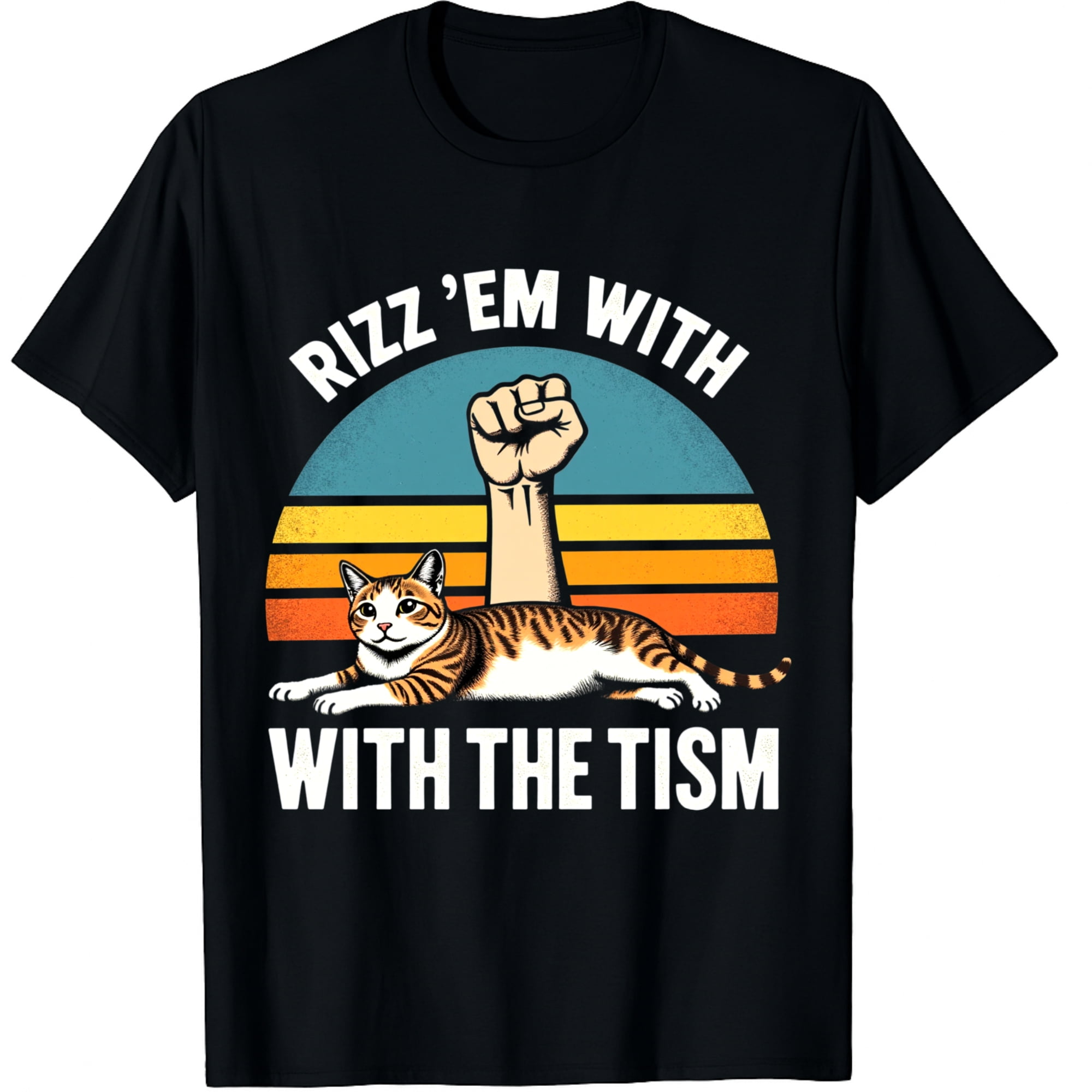 Rizz Em with The Tism Rizzler Joke Meme Rizzling Squirrel Graphic Crew ...