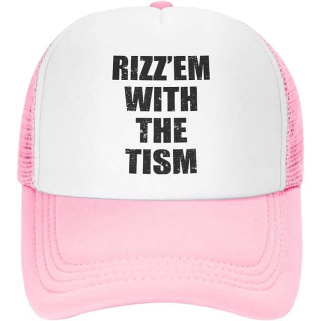 Rizz'Em with The Tism Vintage Trucker Hats Men's Cap Rizz'Em with The ...