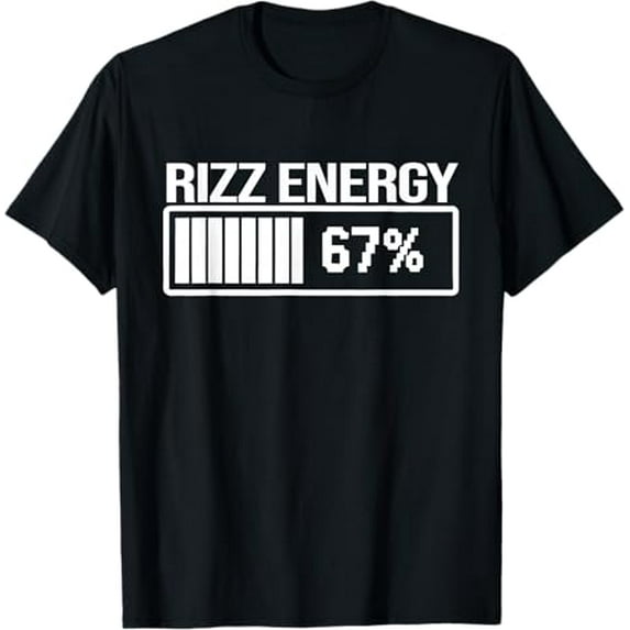 Rizz Energy at 67 Funny Six Seven Gen Alpha Meme T-Shirt - Walmart.com