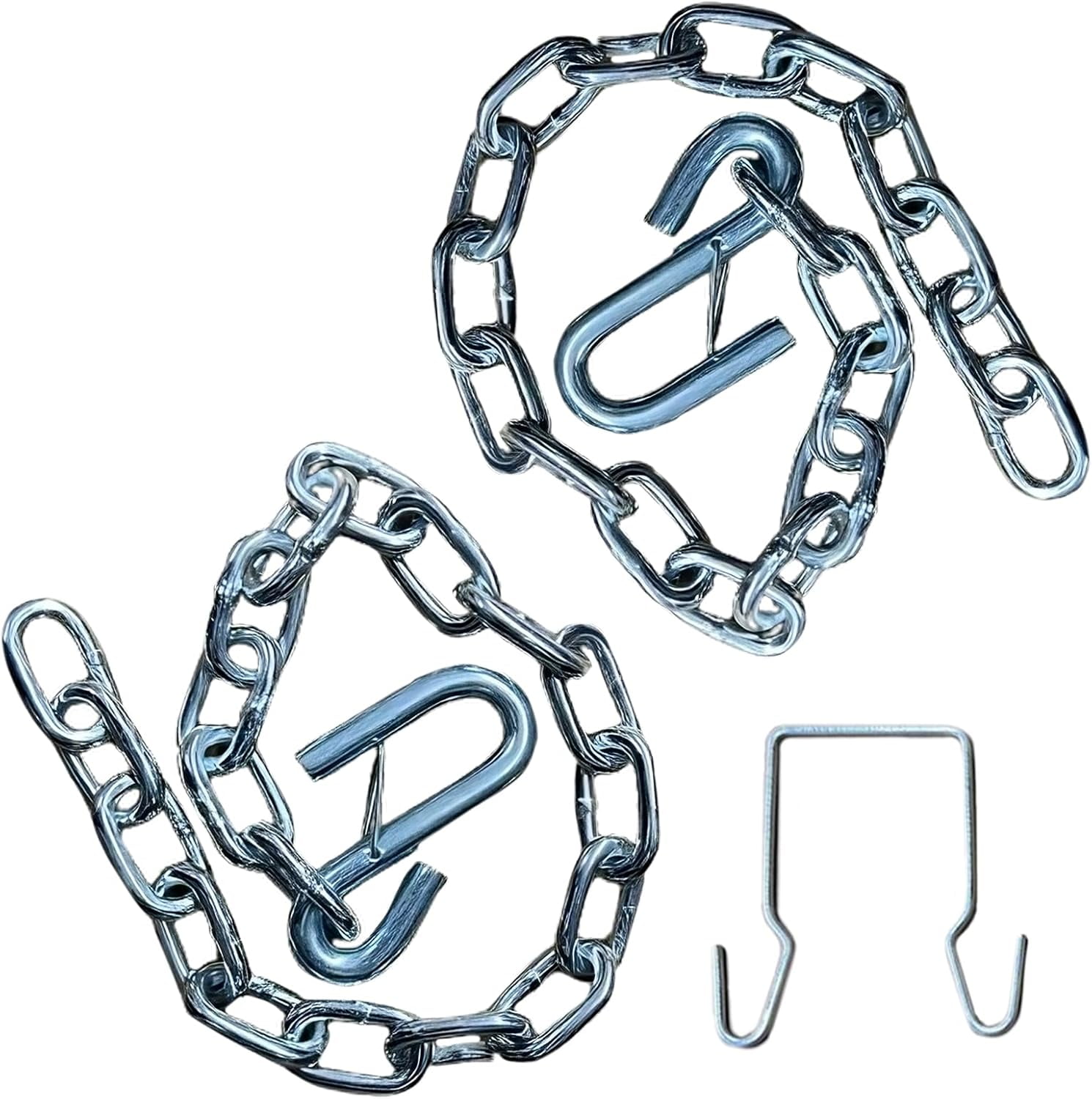 Rizz-Man Manufacturing Trailer Safety Chain (Pair) with Safety Hook & 2 ...