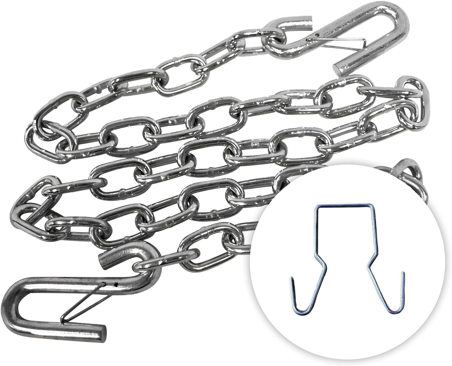 Rizz-Man Manufacturing Trailer Safety Chain with S Hooks on Both Ends ...