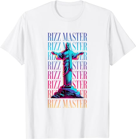 Rizz Master Jesus Christ is Rizzin' Funny Easter 2024 Tee T-Shirt ...