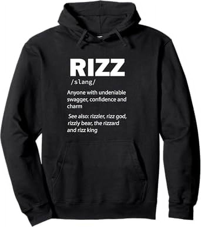 Rizz Rizzler Riz God Definition Meme Teen Boy Pullover Hoodie - Walmart.com