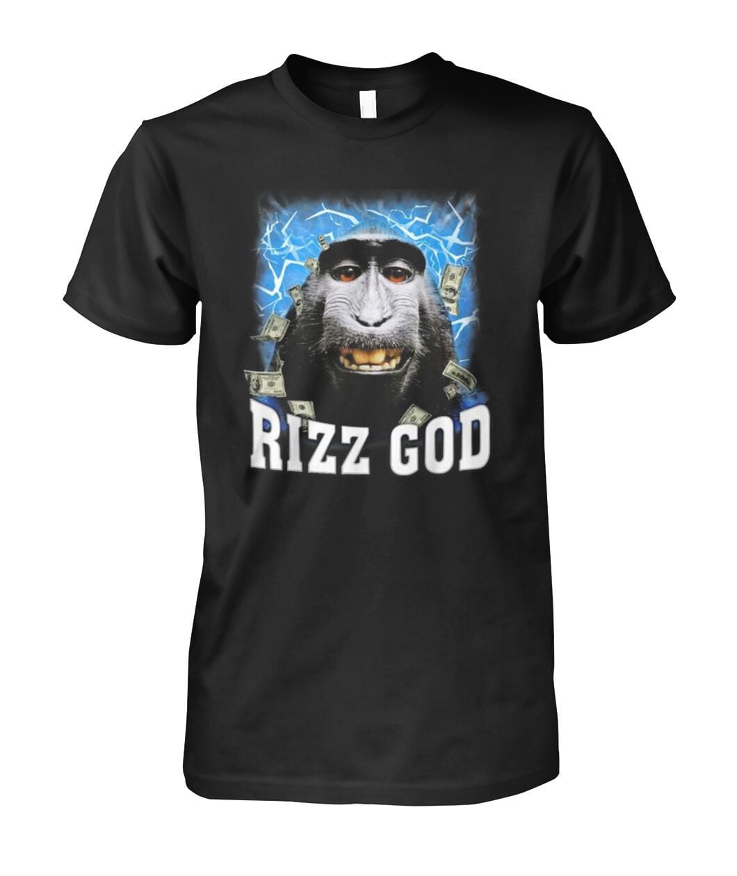 Rizz Rizzler Rizz God Meme Funny T-shirt - Walmart.com