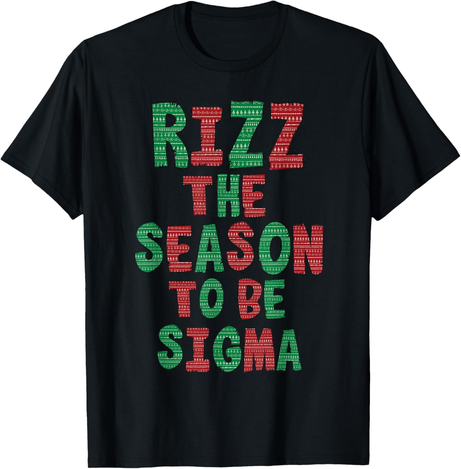 Rizz The Season - Funny Gen Alpha Slang Christmas Teacher T-Shirt ...