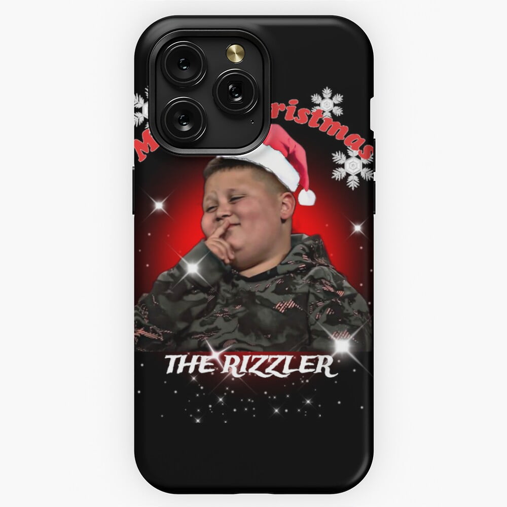 Rizzler Meme Funny Holiday Trend Festive Humor for iPhone 17 16 15 14 ...