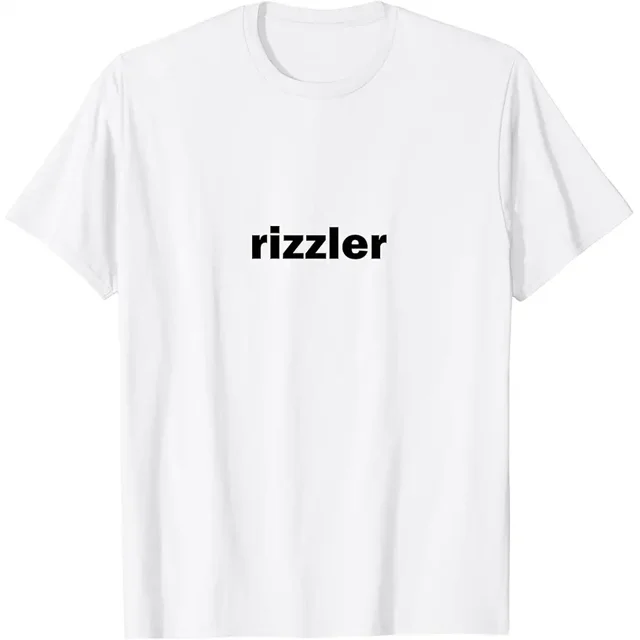 Rizzler Viral Funny Influencer Slang Words For The Rizz God T-Shirt ...