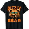 Rizzly Bear Cool Grizzly Bear Wearing Sunglasses Funny Meme T-Shirt - Walmart.com