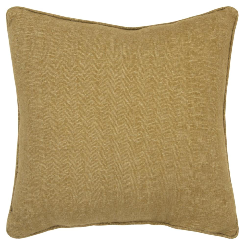 Rizzy Home Gold Solid Welted Decorative Pillow Cover - Walmart.com