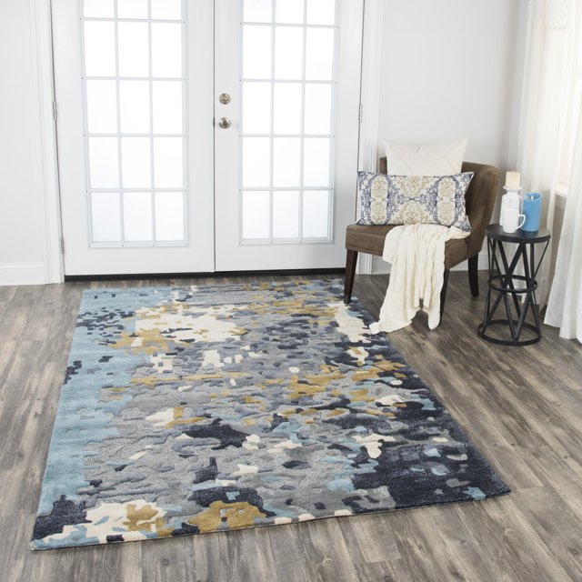 Rizzy Home MO004B Gray 9' x 12' Hand-Tufted Area Rug - Walmart.com