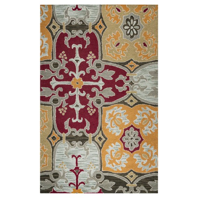 Rizzy Home Multi Colored Runner Rug In Wool 2'6" x 8' - Walmart.com