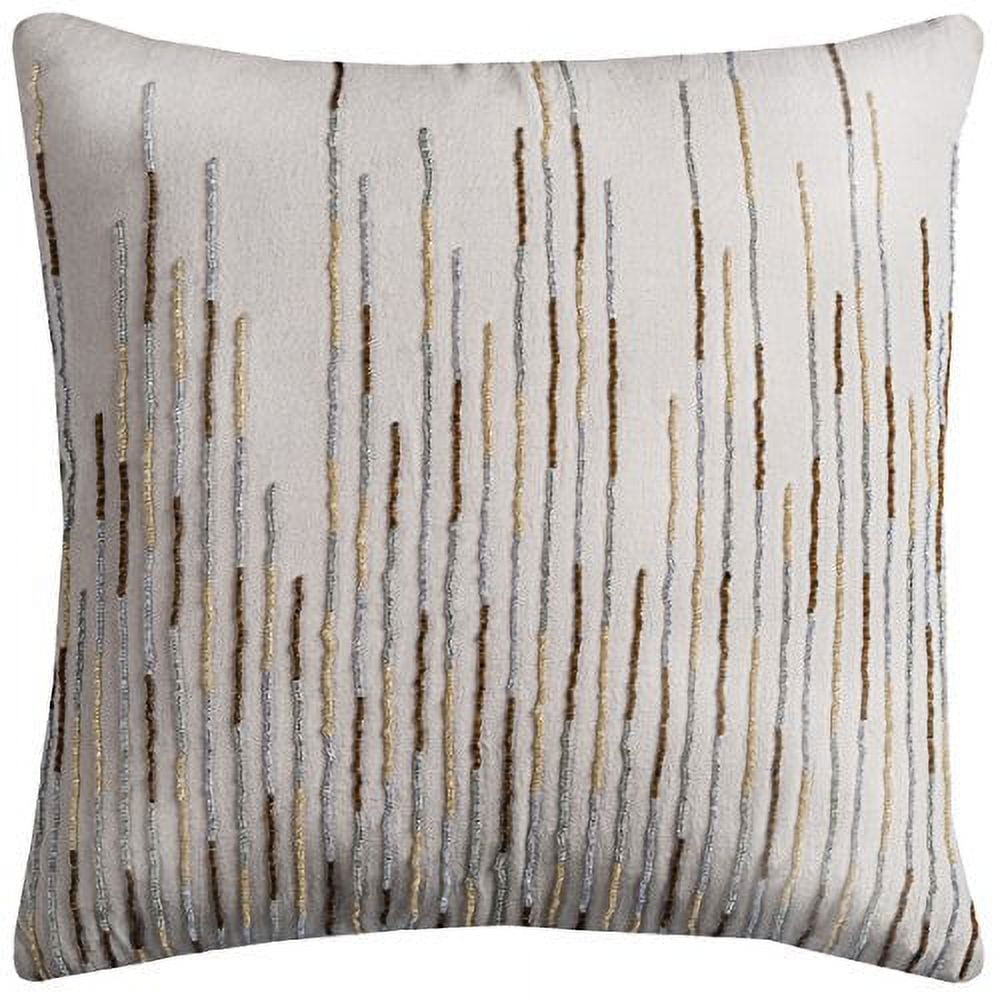 Rizzy Home Off-white Cotton Decorative Throw Pillow (18 x 18) - Walmart.com