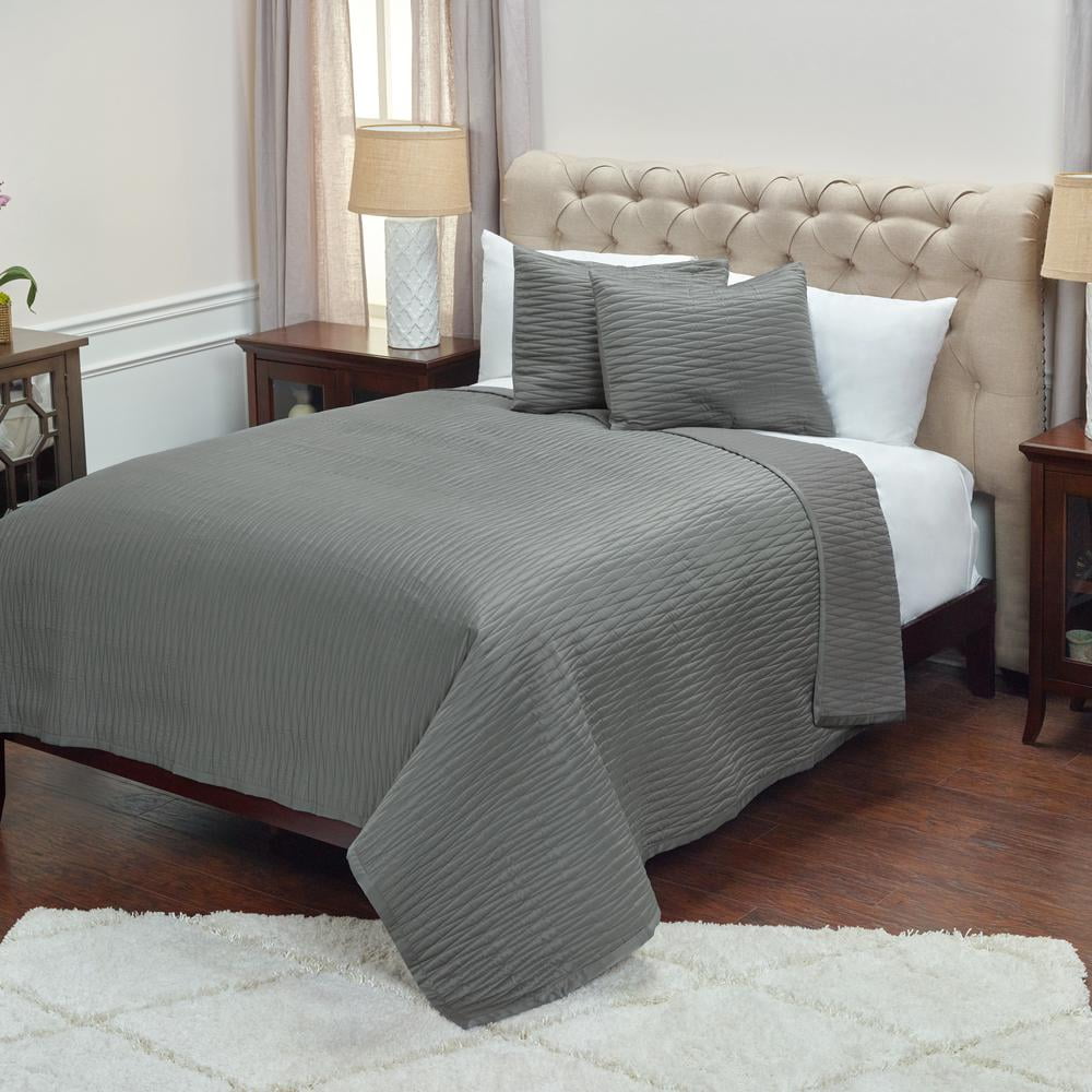 Rizzy Home 90" x 92" Quilt- BT3038 - Walmart.com