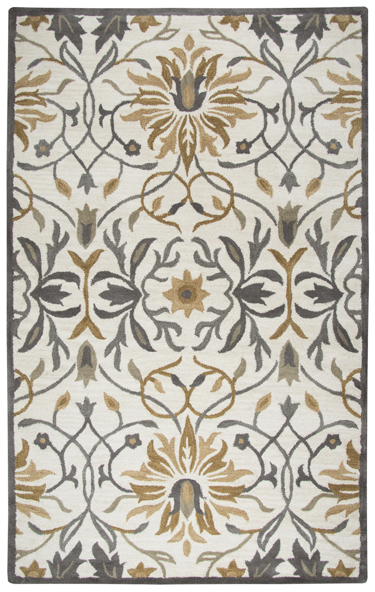 Rizzy Home VN511A Gray 5' x 8' Hand-Tufted Area Rug - Walmart.com