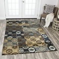 Rizzy Home XE7045 Beige 8' x 10' Power-Loomed Area Rug - Walmart.com