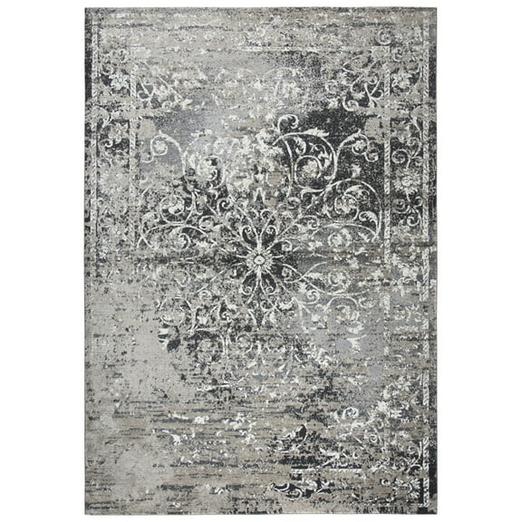 Rizzy Home Berkley Natural Dimonds/Lines Shag 18" x 18" Area Rug ...