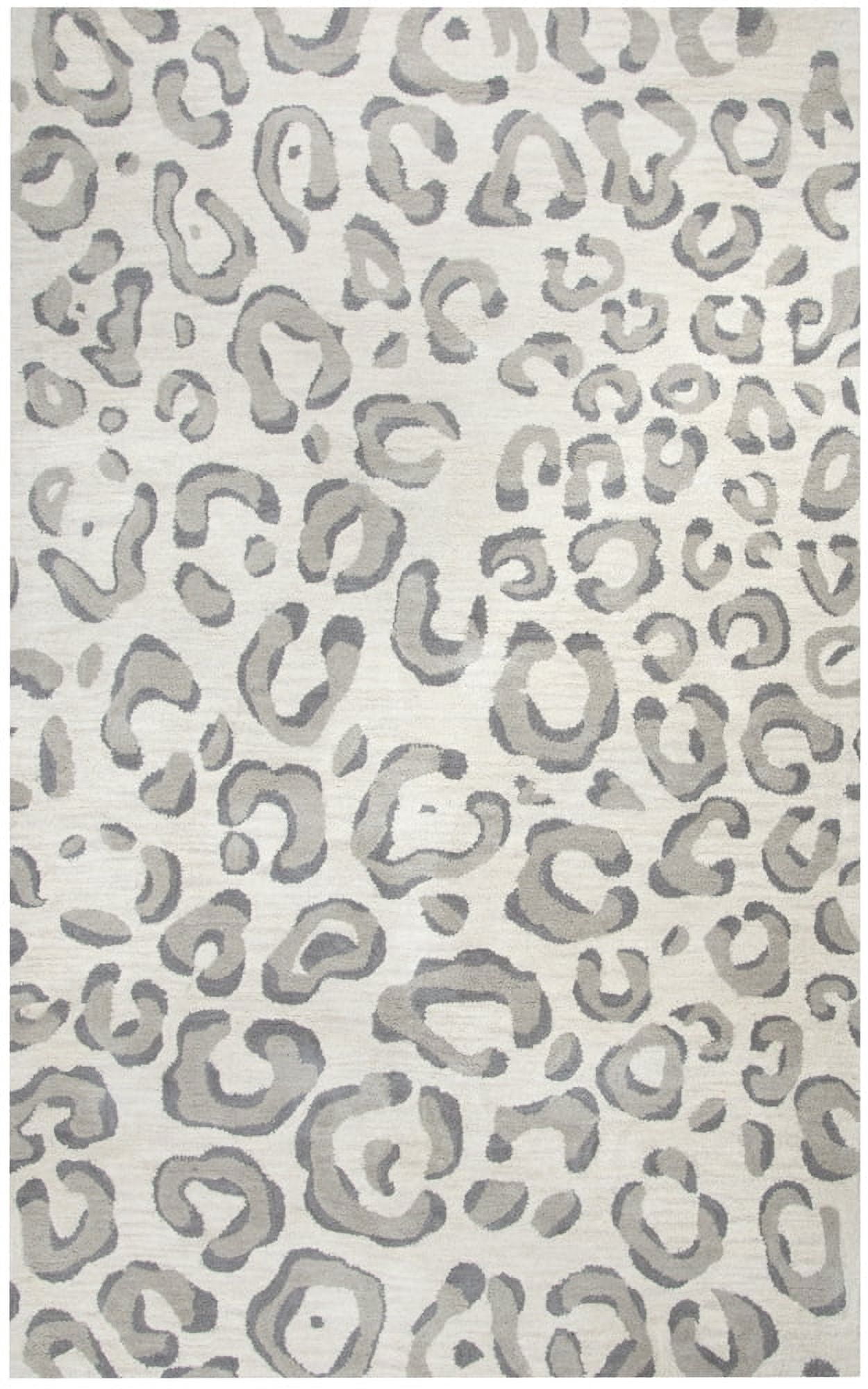 Rizzy Rugs Valintino Area Rug VN215A Gray Spots Shapes 5' x 8 ...