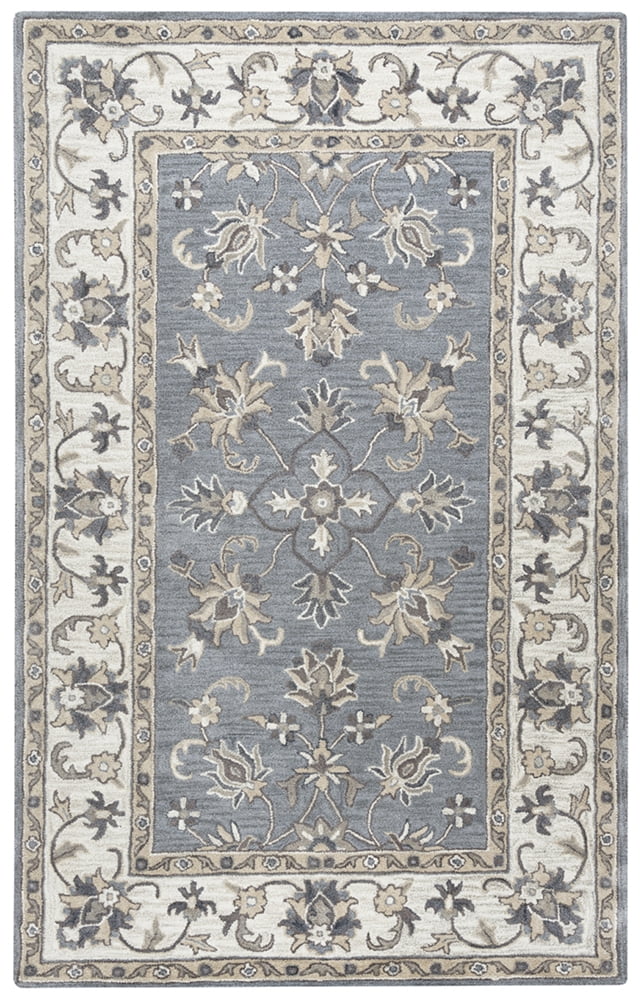 Rizzy Rugs Valintino Area Rug VN9658 Gray Petals Vines 2' 6" x 10 ...
