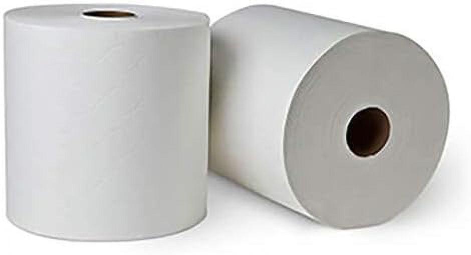 Rj Schinner RT 123501 Paper Towel Roll, White, 7.87-in. x 350-Ft, 12-Pk ...
