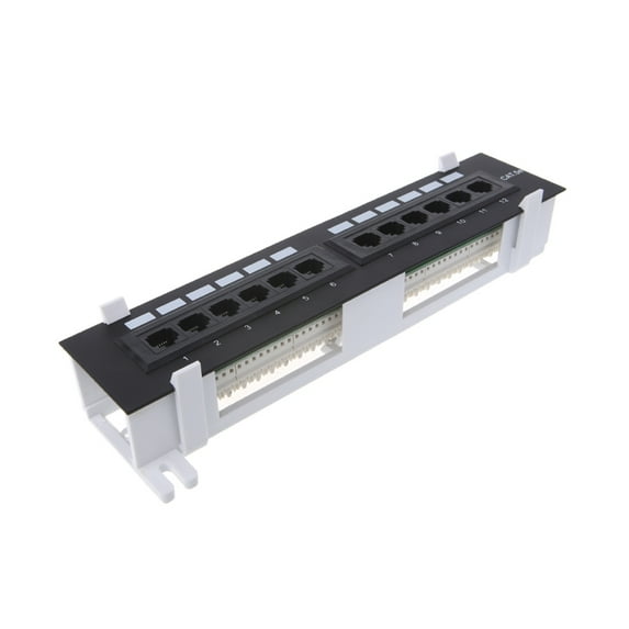 Rj45 CAT5 CAT5E Panel Wall Mount Rack Mount Bracket - Walmart.com