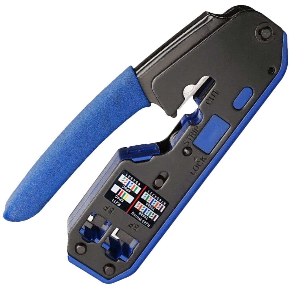 Rj45 Crimping Tool Automatic Electric Wire Stripper Strippers - Walmart.com